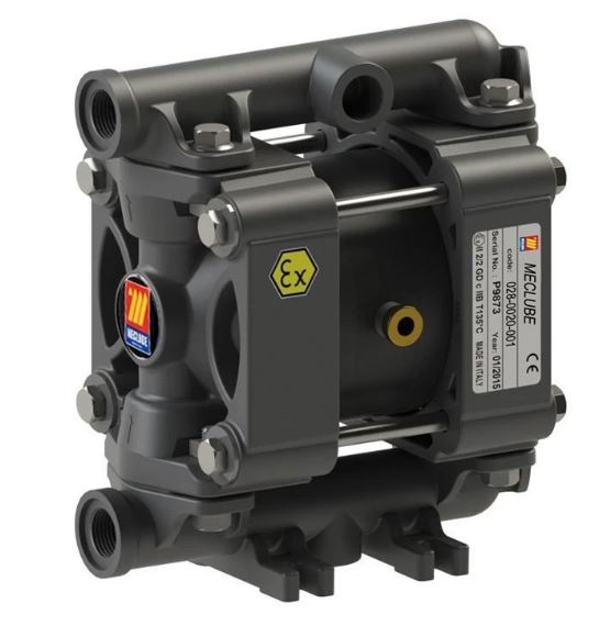 MecLube diaphragm pump, 1:1, 20 l/m, 3/8 BSP connections