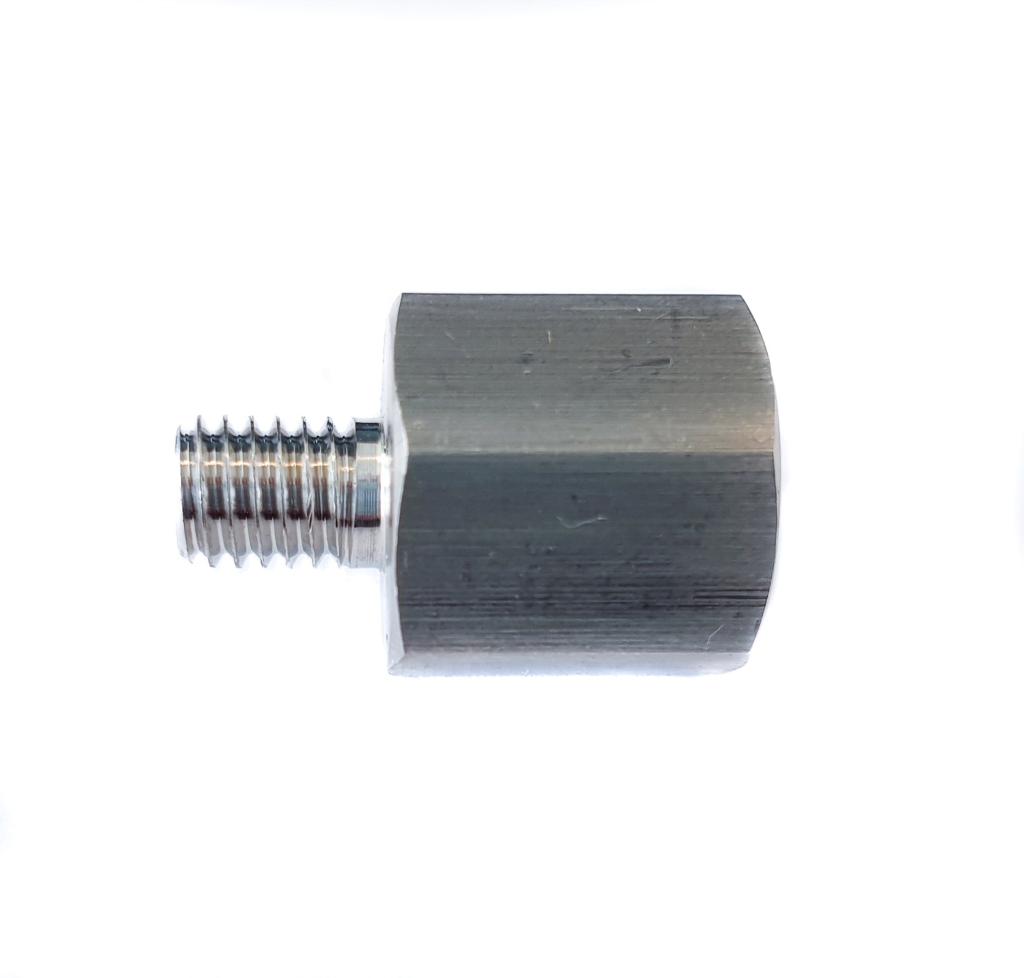 Thread extension adapter M6x1 male x M8x1 female - L= 18mm