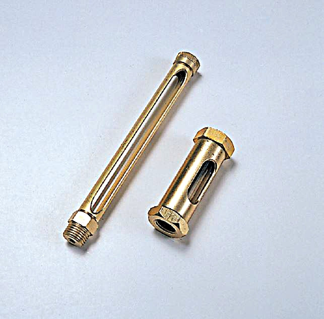 Inline flow indicator G1/2 bi for horizontal installation