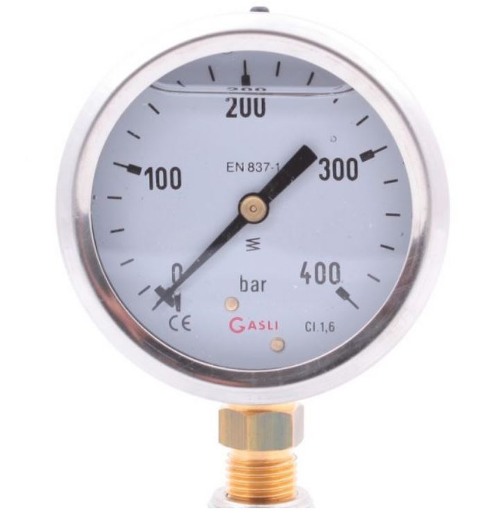 Pressure gauge 0-100 bar, 1/4 (previously 1151-063-0100)