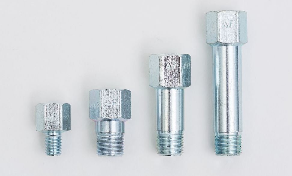 Thread adapter G1/8 male x M8x1 female - L= 18mm